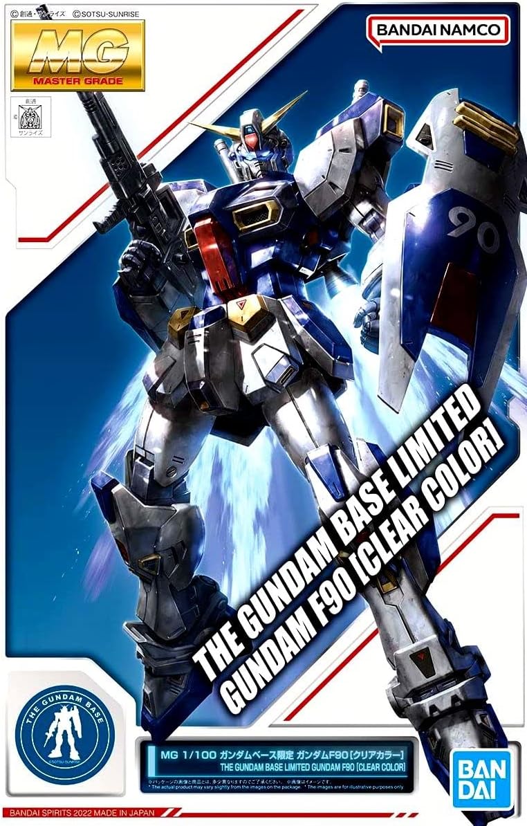 Amazon.com: MG 1/100 Gundam Base Limited Edition Gundam F90 [Clear ...