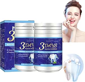 Amazon.com: 3 Days Tooth Powder, Pearl Probiotic Tooth Powder Has A ...