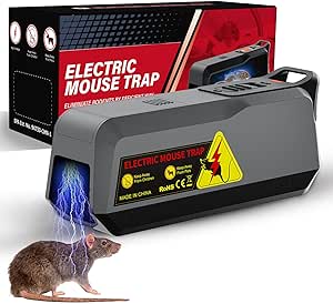 Jkevow Electric Mouse Trap, Powerful 2000 V Voltage for Killing Mice ...
