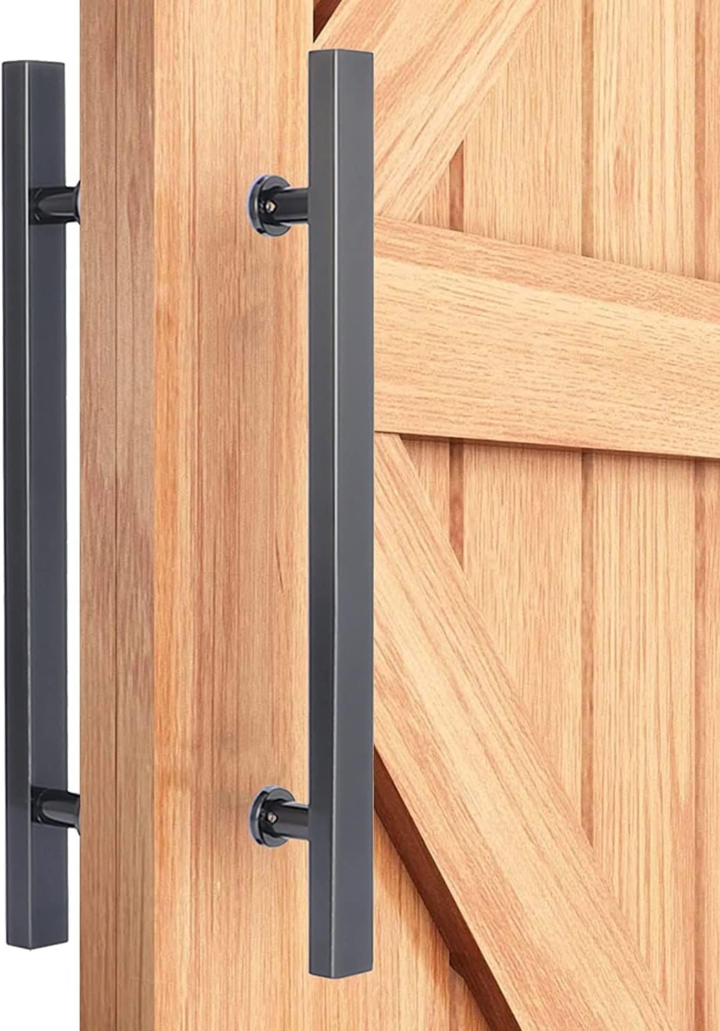 Amazon.com: SUCHETA Modern Sliding Barn Door Handle Set,Hardware ...