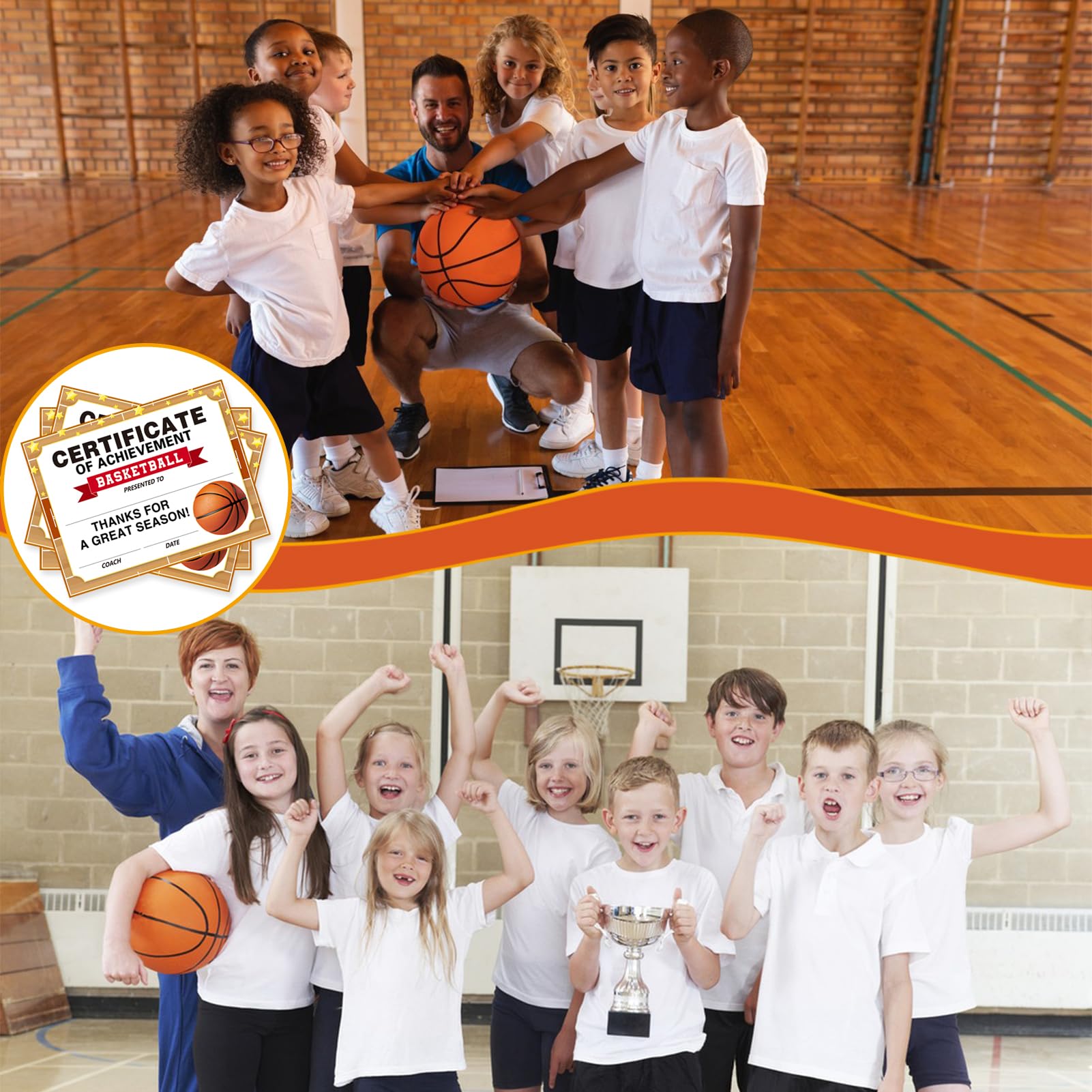 Snapklik.com : Basketball Achievement Award Certificates - 30 ...