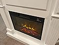 Amazon.com: Electric Fireplace with Mantel, Tall Fire Place Heater ...