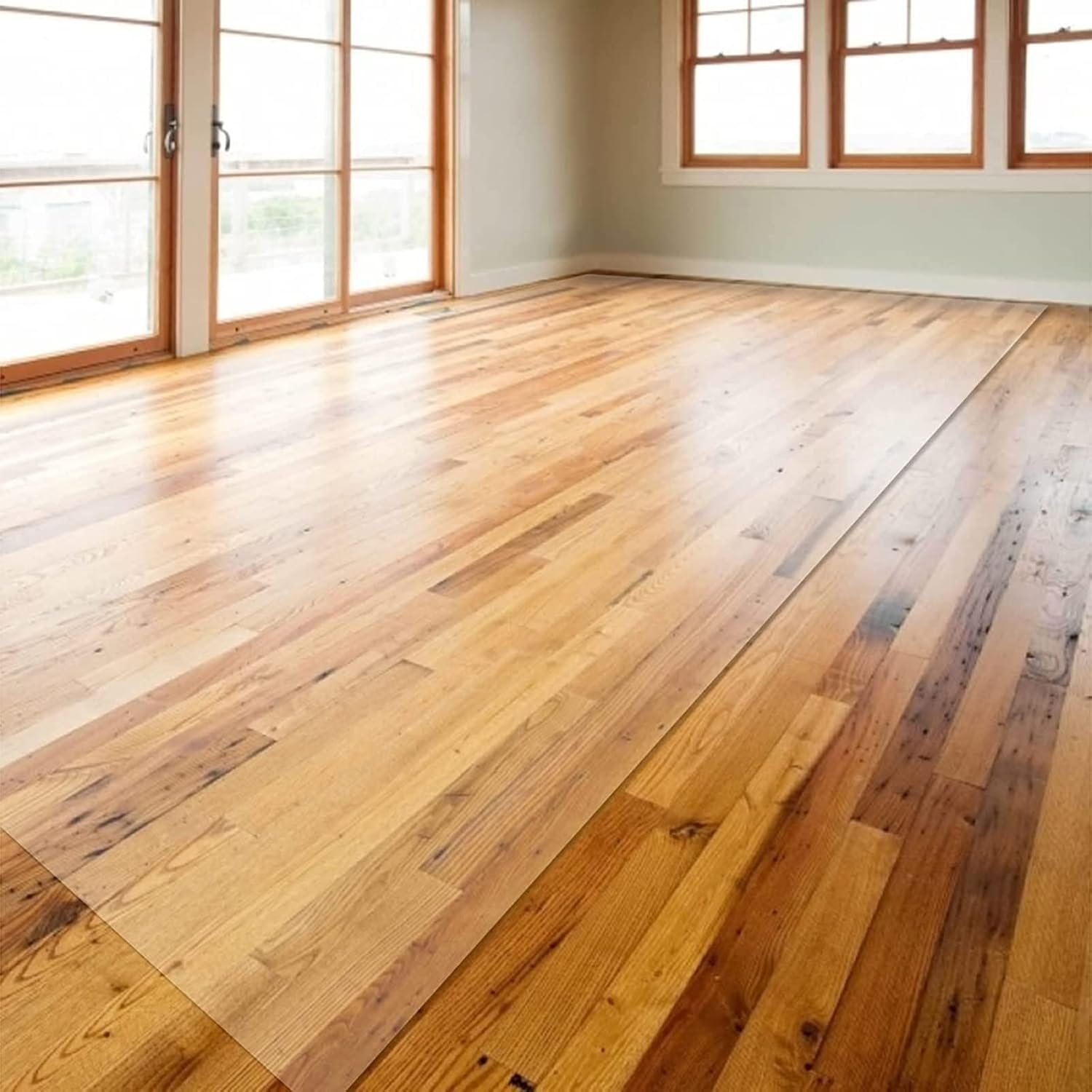 Amazon.com: Area Rug Hallway PVC Transparent Runner Mat，4x19 FT ...