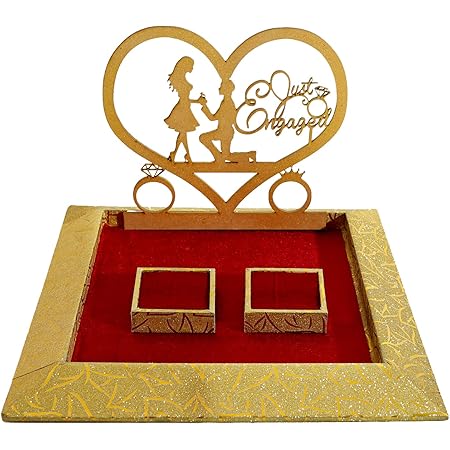 Buy It's a Match™ Engagement Ring Tray, Ring Plate, Ring Platter, Hand ...