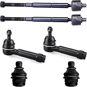 Amazon.com: Front Inner and Outer Tie Rod End + Lower Ball Joint FITS ...