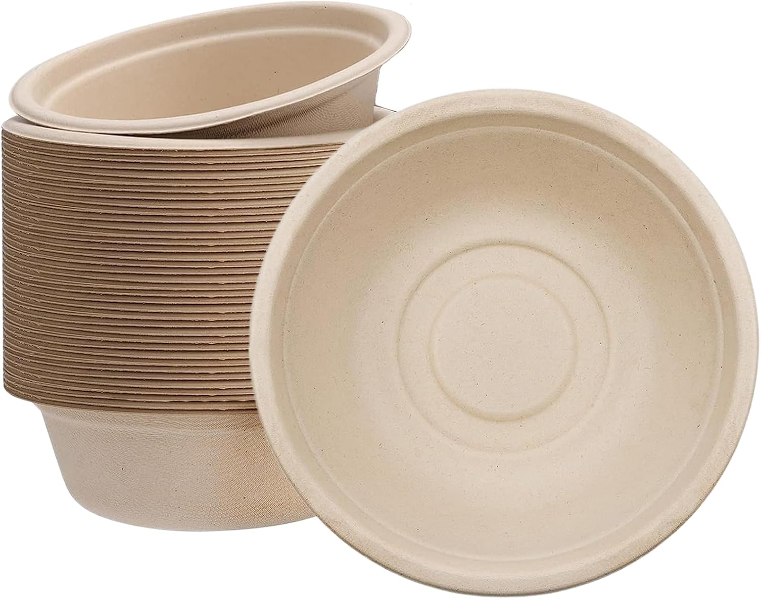 Disposable Brown 17oz/480ml Bagasse Compostable Eco-Friendly ...
