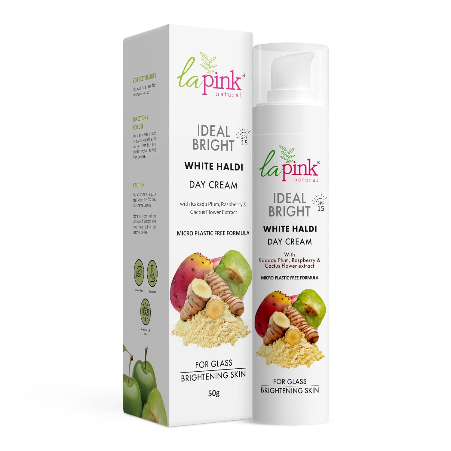 La Pink Ideal Bright Day Cream | 100% Microplastic Free Formula | Glass ...