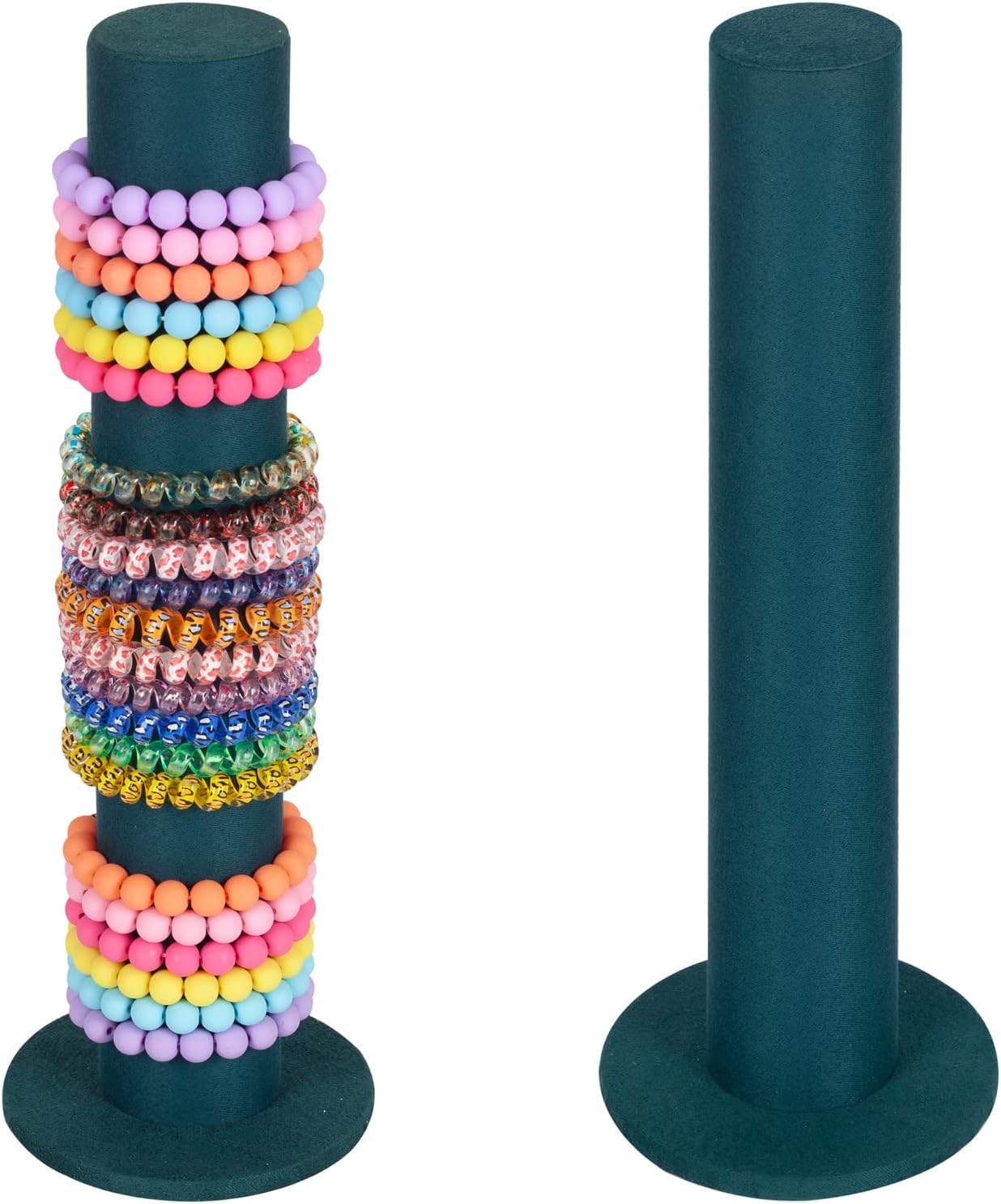 PowerKing Velvet Jewelry Bracelet Watch Display Stand - 2-Pack Hair ...