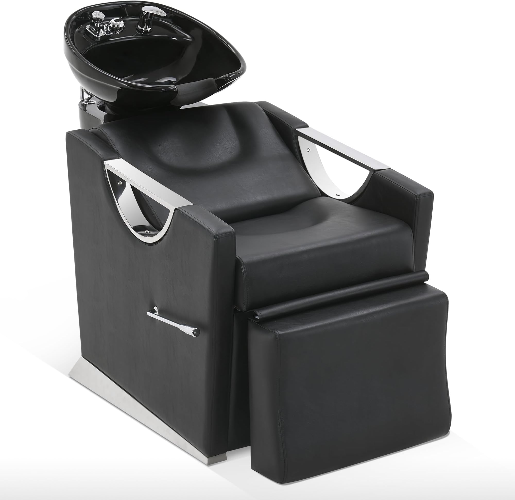 Amazon.com: BarberPub Ceramic Bowl Shampoo Chair Extended Ceramic ...