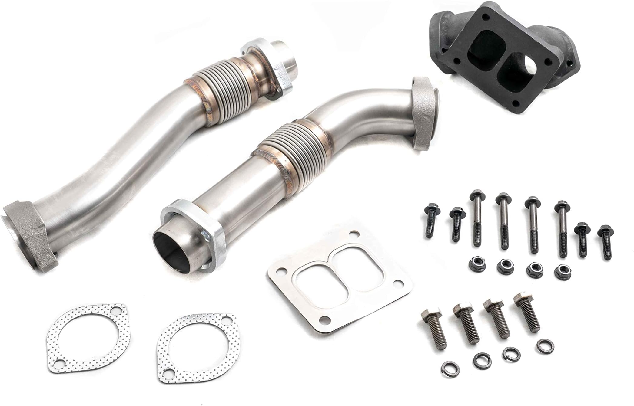 Amazon.com: PowerStroke Turbo Diesel Manifold Bellowed Up Pipes Kit ...