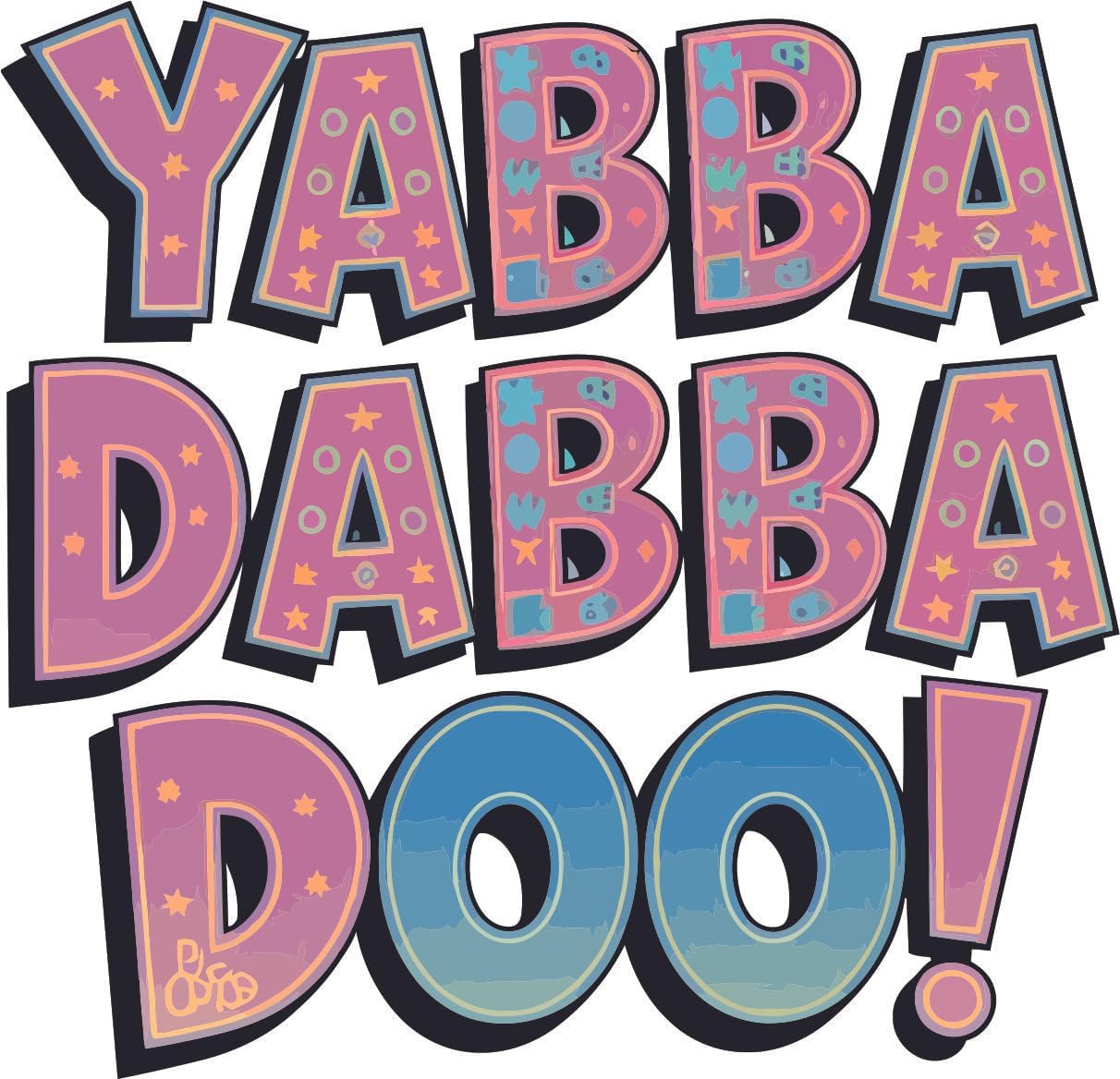 Amazon.com: Yabba Dabba Doo Lights Colorful Cartoon Fun Funny Playful ...