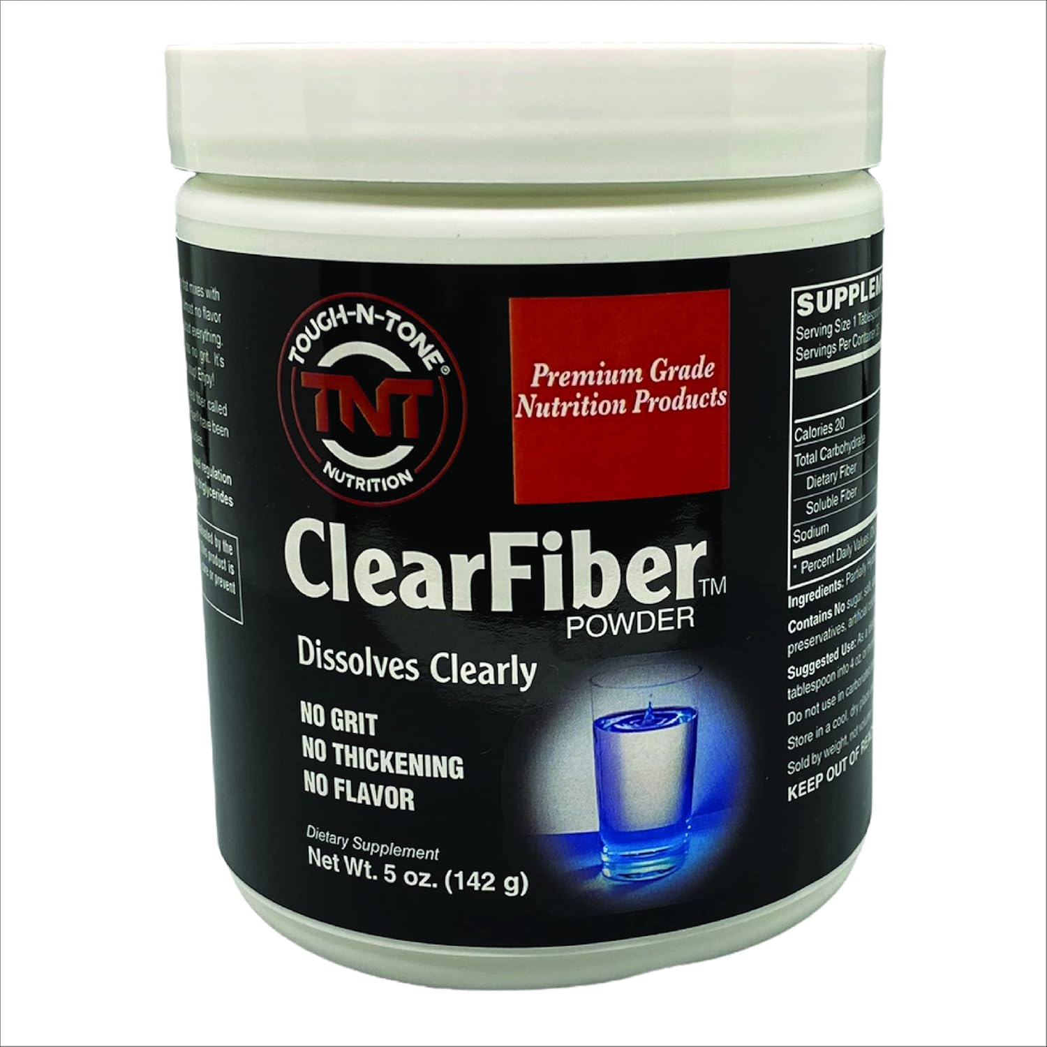 Amazon.com: TOUGH-N-TONE ClearFiber™ Powder. A Soluble Dietary Fiber ...