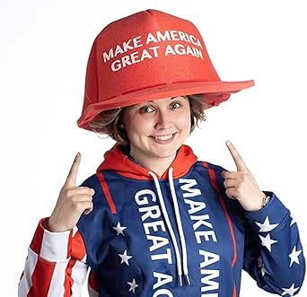 Amazon.com: Pee-Litical Targets Giant MAGA Hat Trump 2024 Save America ...