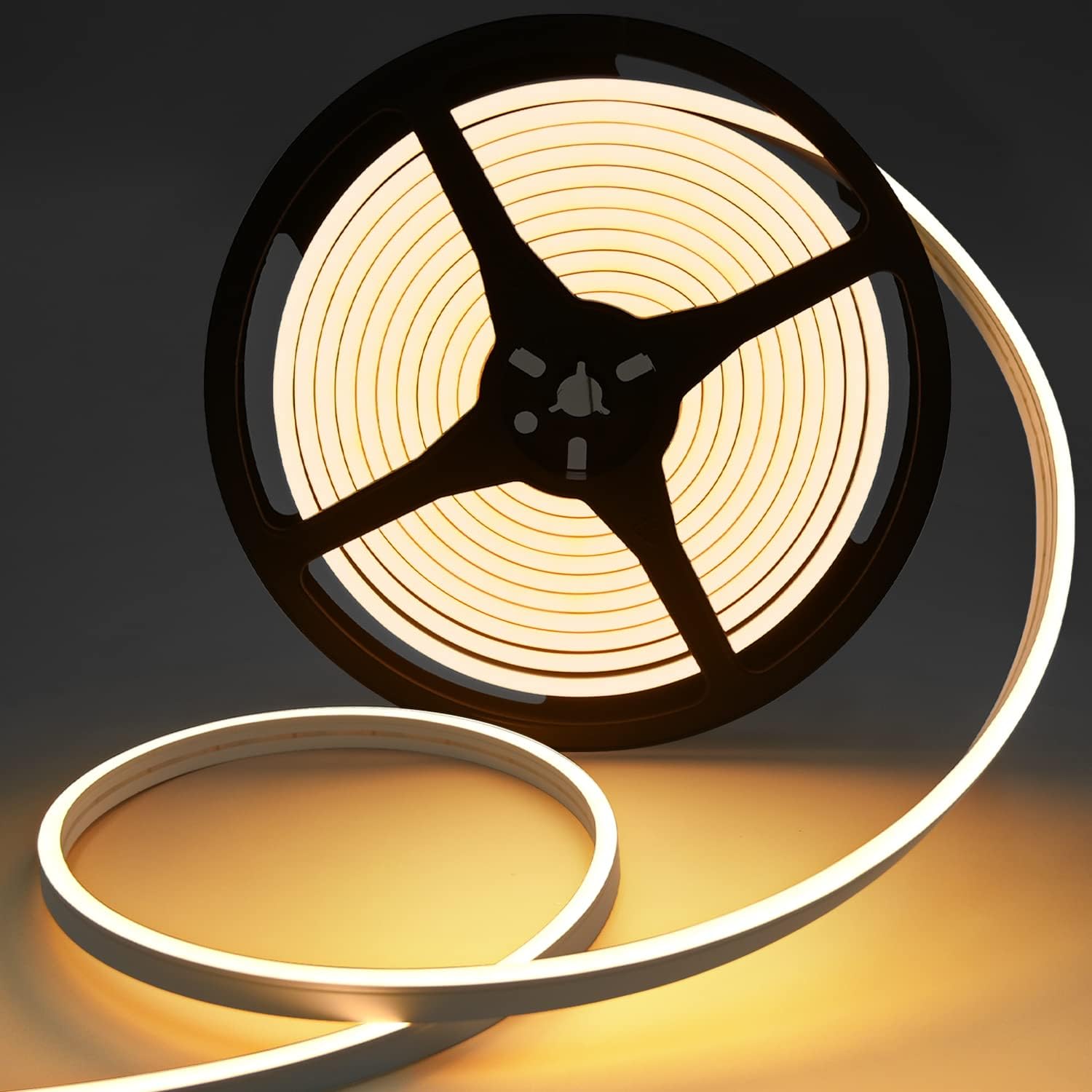 Lucienstar Neon LED Strip Light - 5m Warm White led strip light, 12v ...