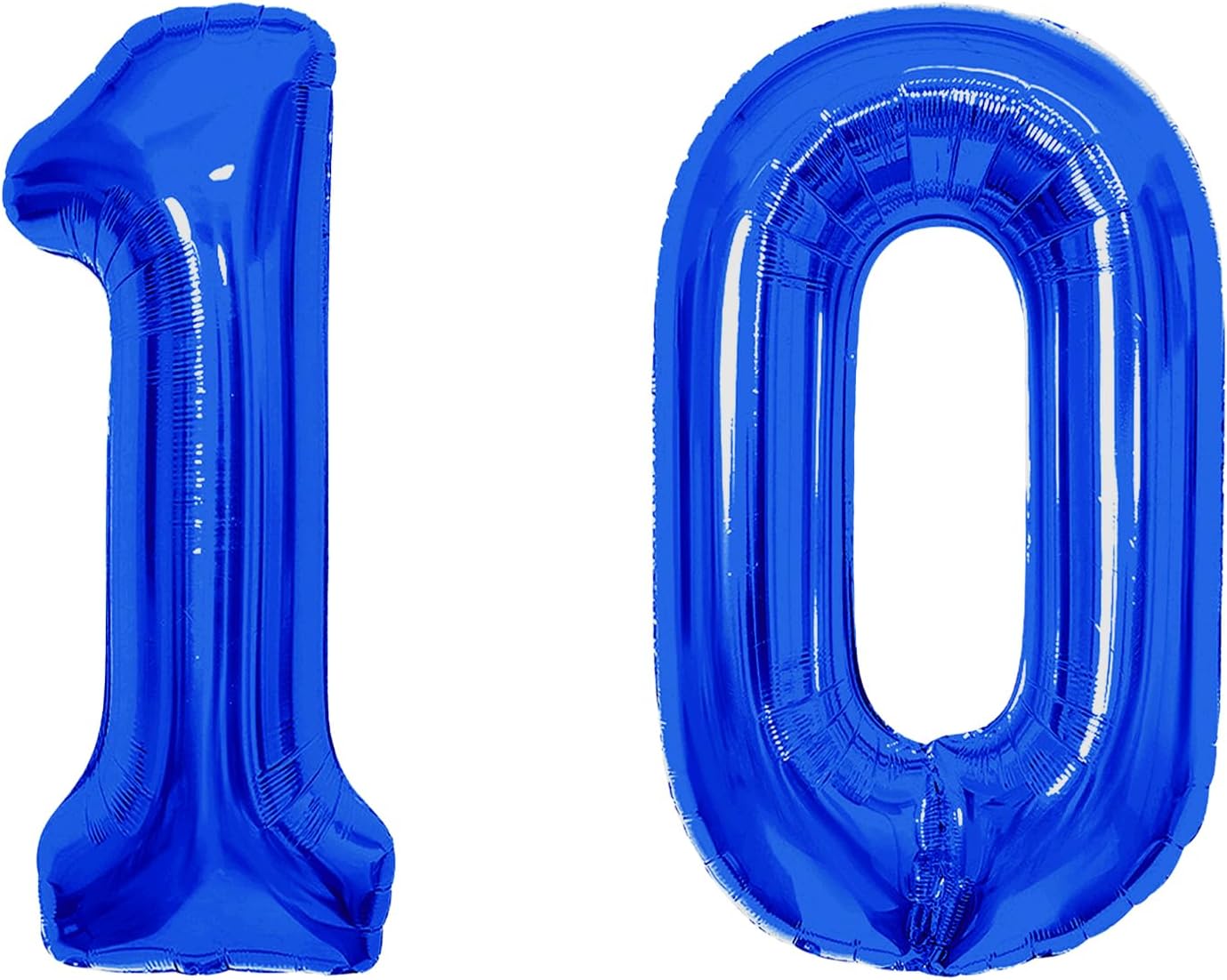 Amazon.com: 40 Inch Navy Blue 10 Number Balloons, Giant Jumbo Helium ...