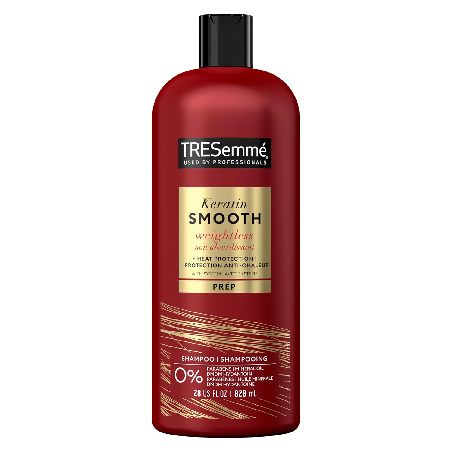 Amazon.com : TRESemmé Shampoo for Transforming Unruly Hair, Keratin ...