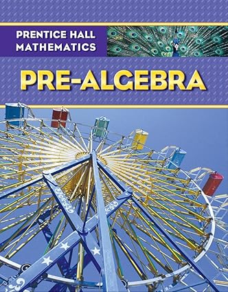 Amazon.com: Prentice Hall Mathematics Pre-Algebra: 9780133659450 ...