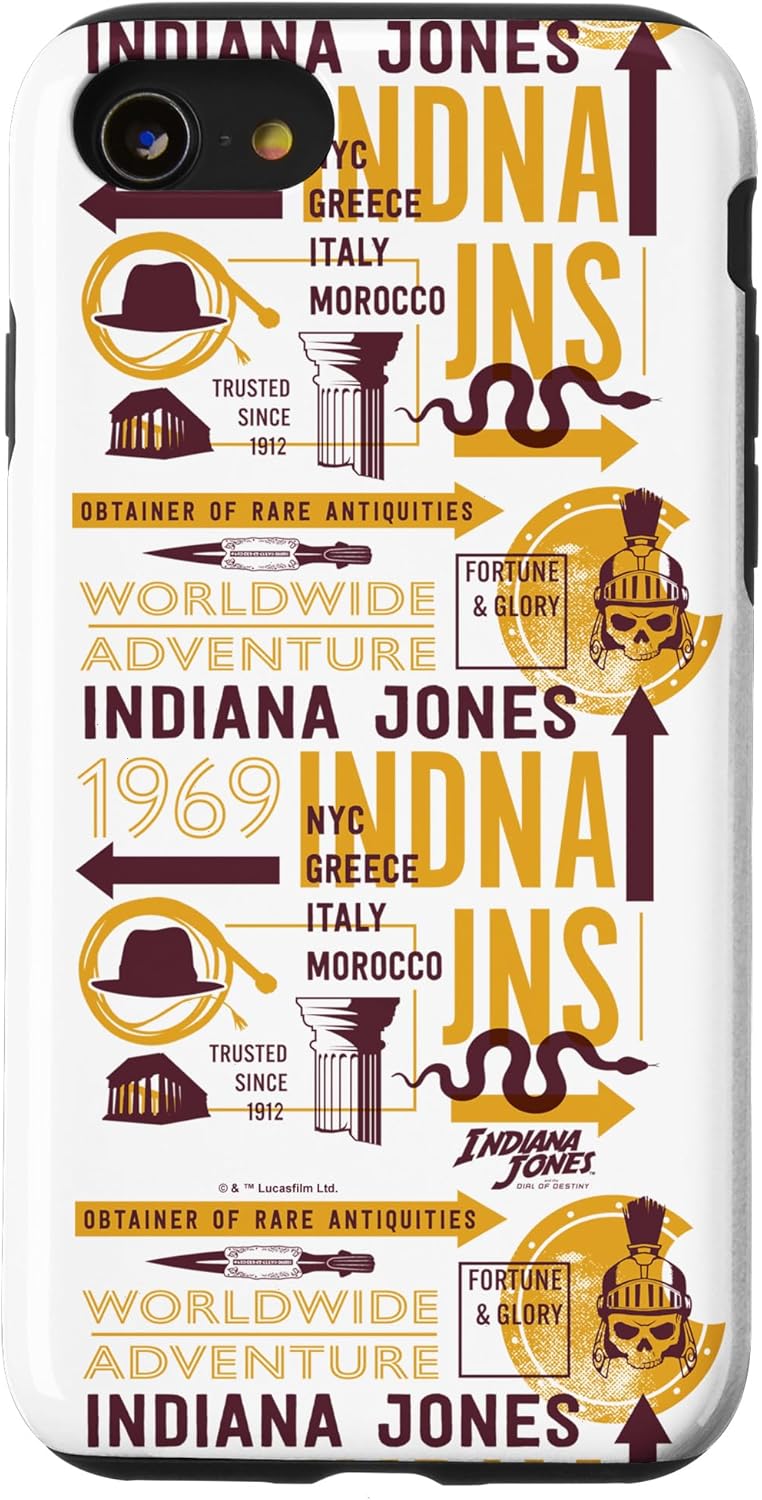 Amazon.com: iPhone SE (2020) / 7 / 8 Indiana Jones and the Dial of ...
