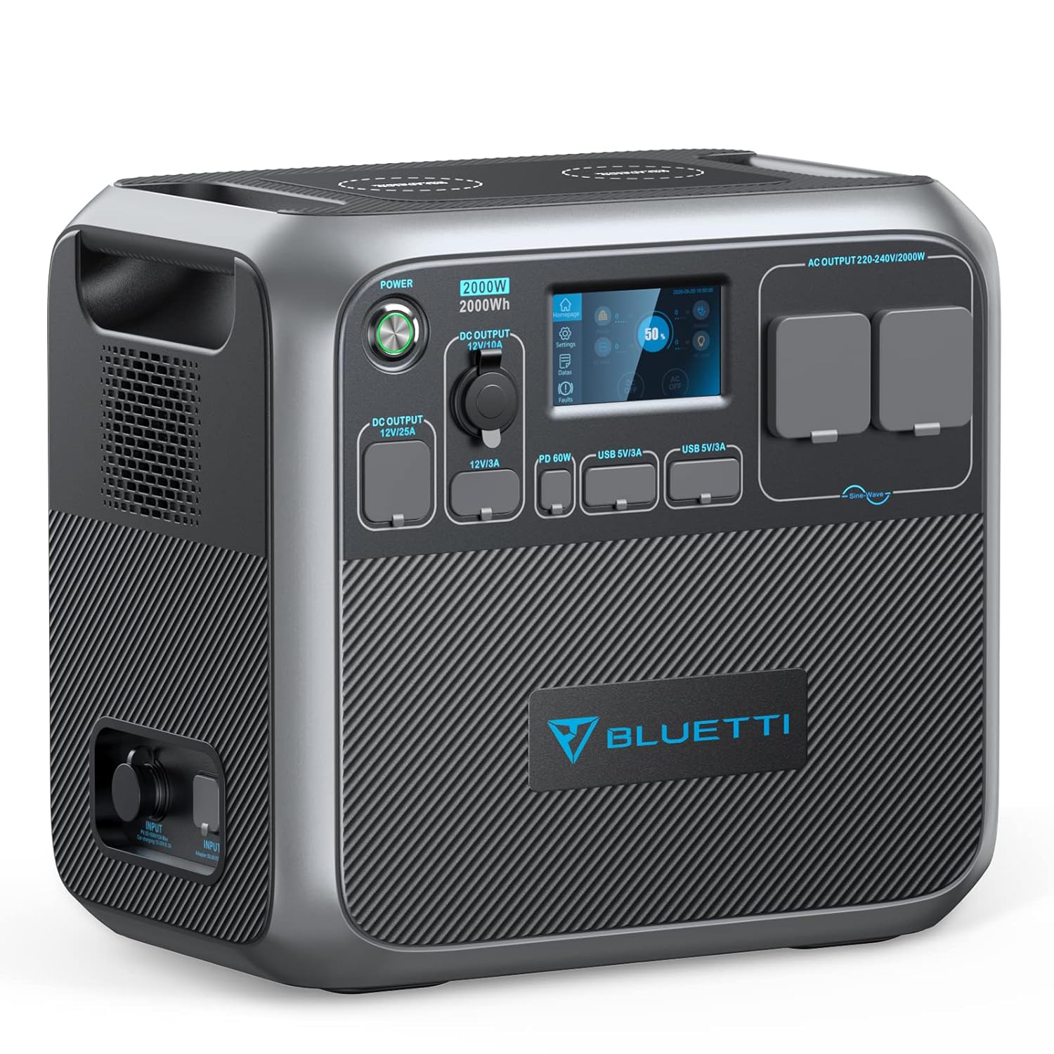 BLUETTI Portable Power Station AC200P, 2000Wh LiFePO4 Battery Backup w ...