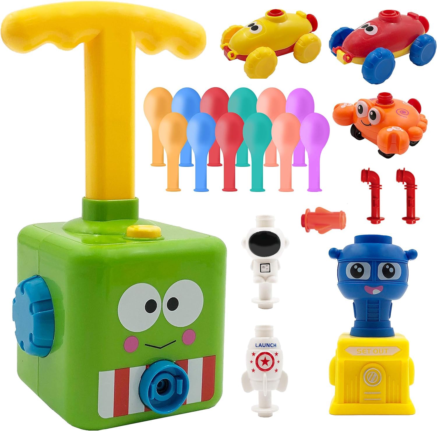 Amazon.com: PATHOSIO PETS Balloon Car Toy Pump Set for Kids – Ideal ...