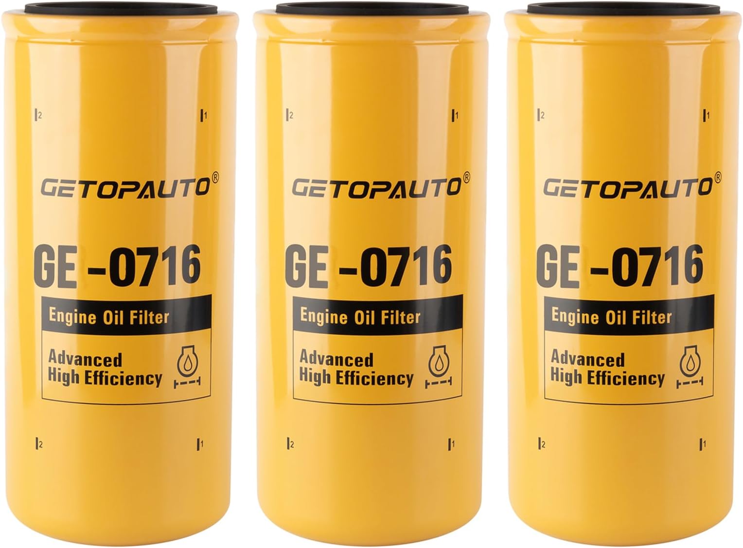 Amazon.com: GETOPAUTO 1R-0716 fits CAT Engine Oil Filter, for Marine ...