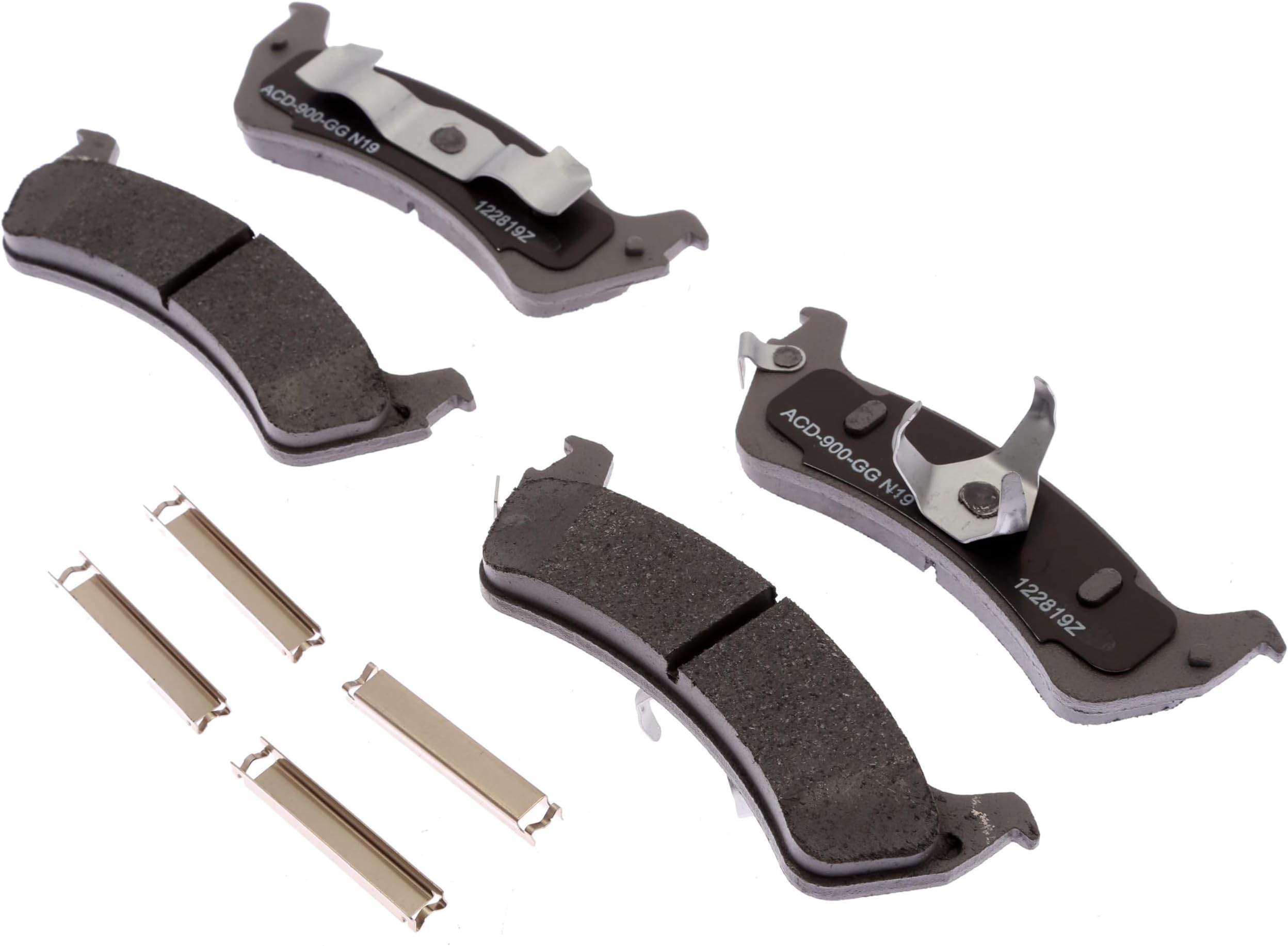 Amazon.com: ACDelco Silver 14D1445CHF1 Ceramic Rear Disc Brake Pad Set ...