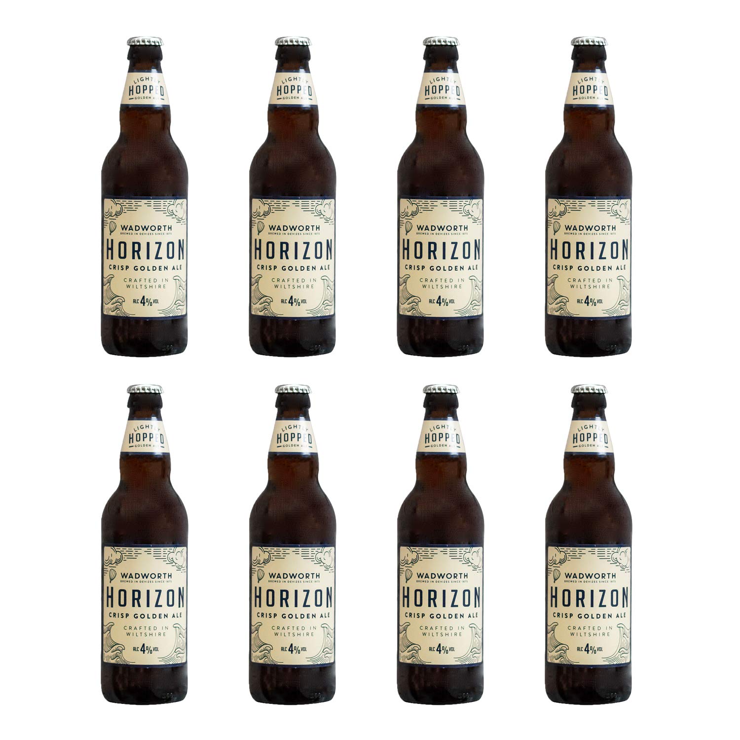 Wadworth Horizon Golden Ale 500ml Glass Bottle X 8 Bottles | Desertcart ...