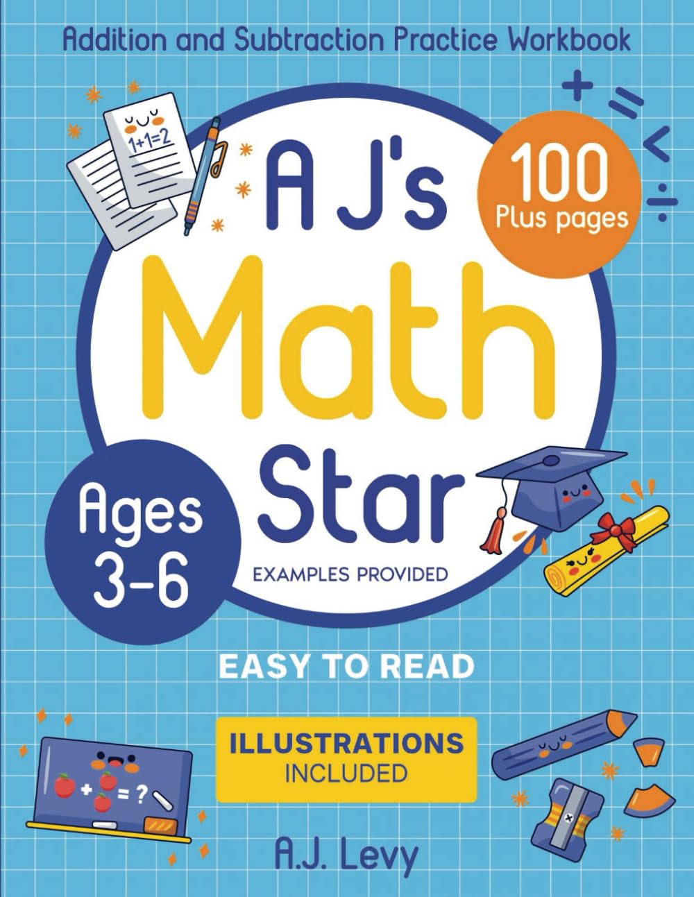 Amazon.com: AJ's Math Star : Addition and Subtraction Practice Workbook ...