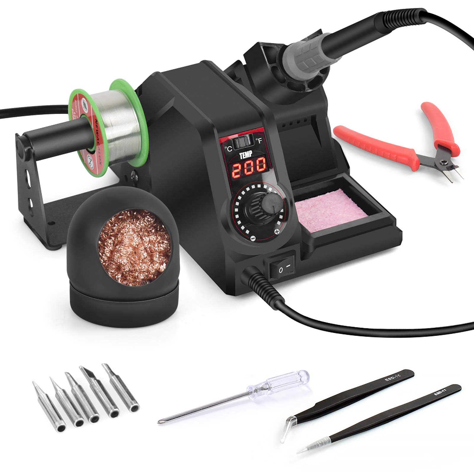 Buy 130W Soldering Station with LED Display, ESD-Safe Soldering Iron ...