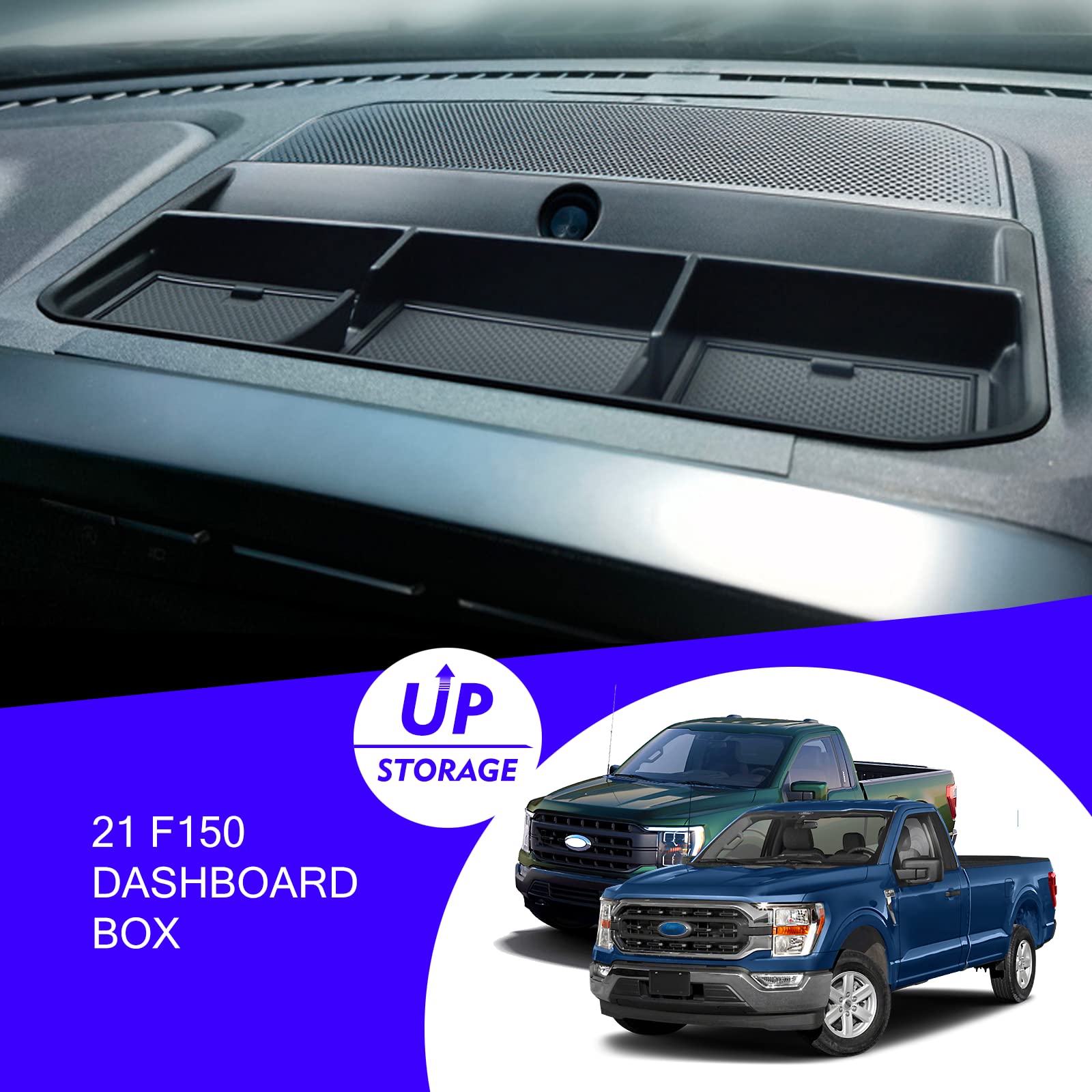 Snapklik.com : 2024 2023 F150 Center Console Dash Storage Tray For 2021 ...