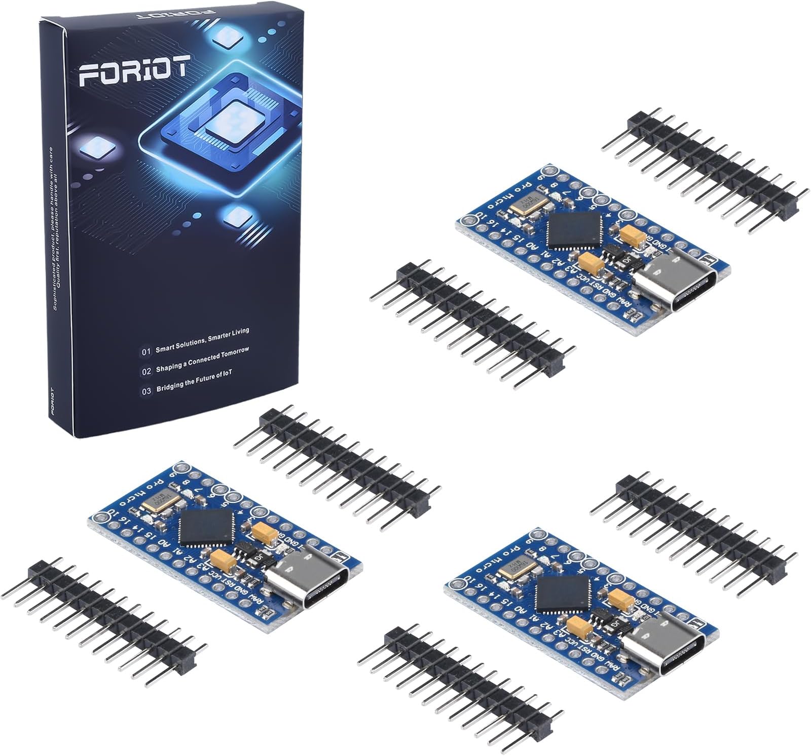 Amazon.co.jp: Pro Micro ボード 開発モジュール Atmega32U4 5V 16MHz USB プログラミング 開発 ...