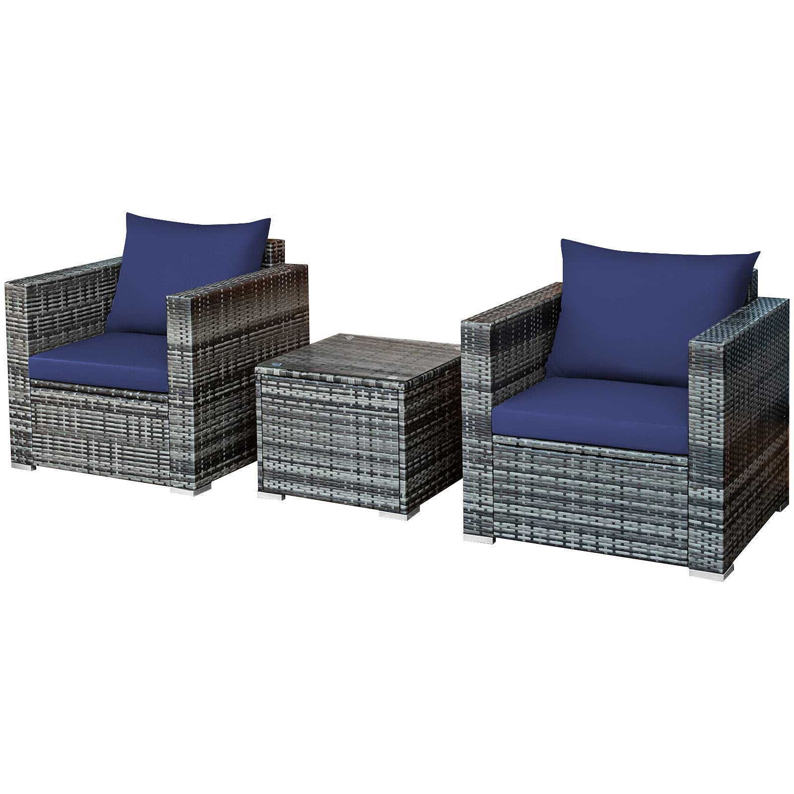 Muebles De Patio Azul Marino Juego De Muebles – Patio Design