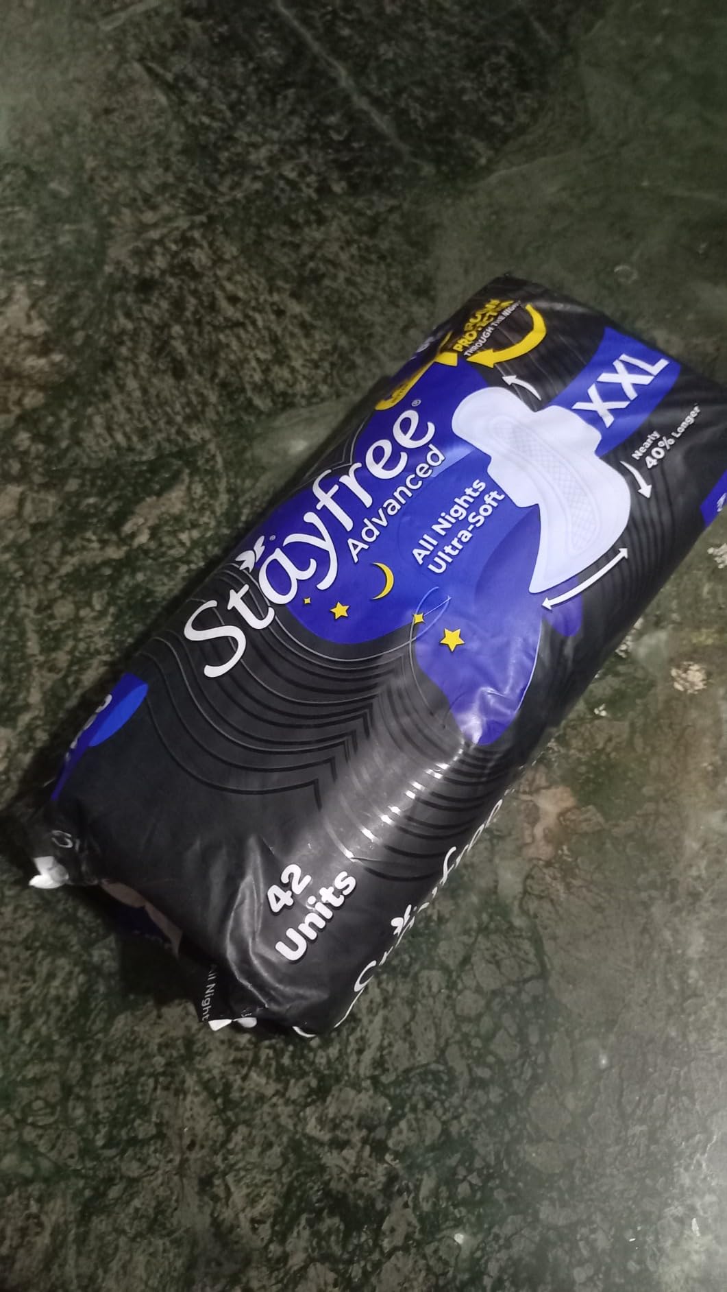 Buy Stayfree Advanced XXL | 42 Pads | All Night Ultra Comfort Sanitary ...