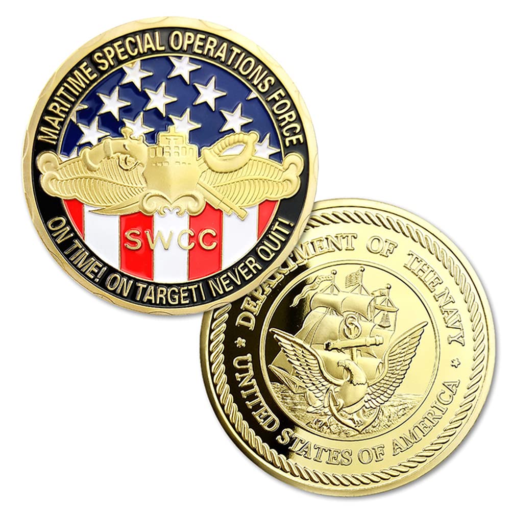 Amazon.com: Joygulls SWCC Coin Maritime Special Operations Force ...