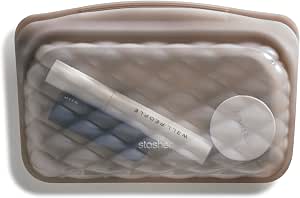 Amazon.com: Stasher Premium Silicone Reusable Makeup Touch-Up Bag ...