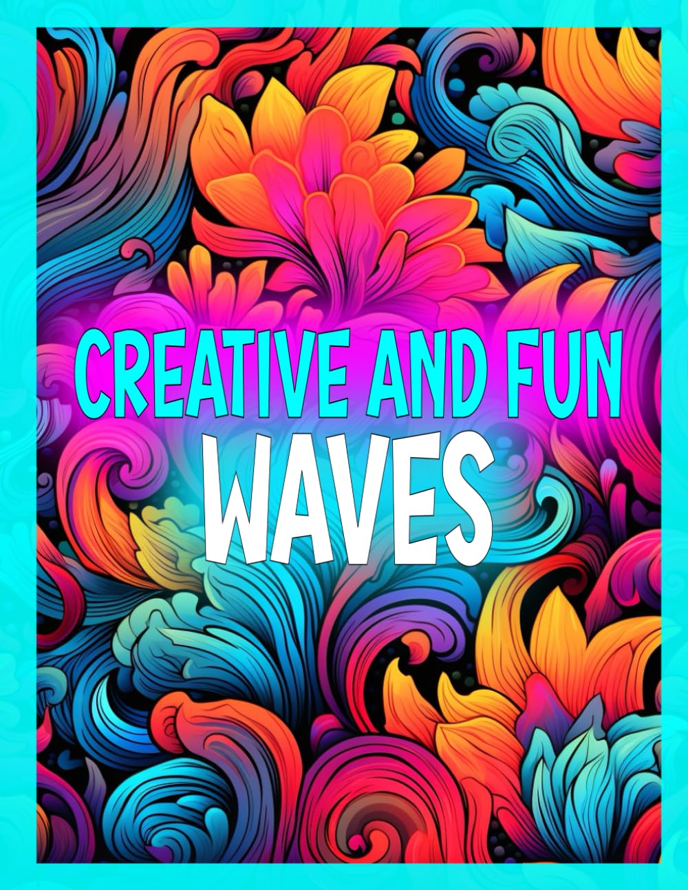Amazon.com: Creative and Fun Waves: Alcohol Markers Coloring Book for ...