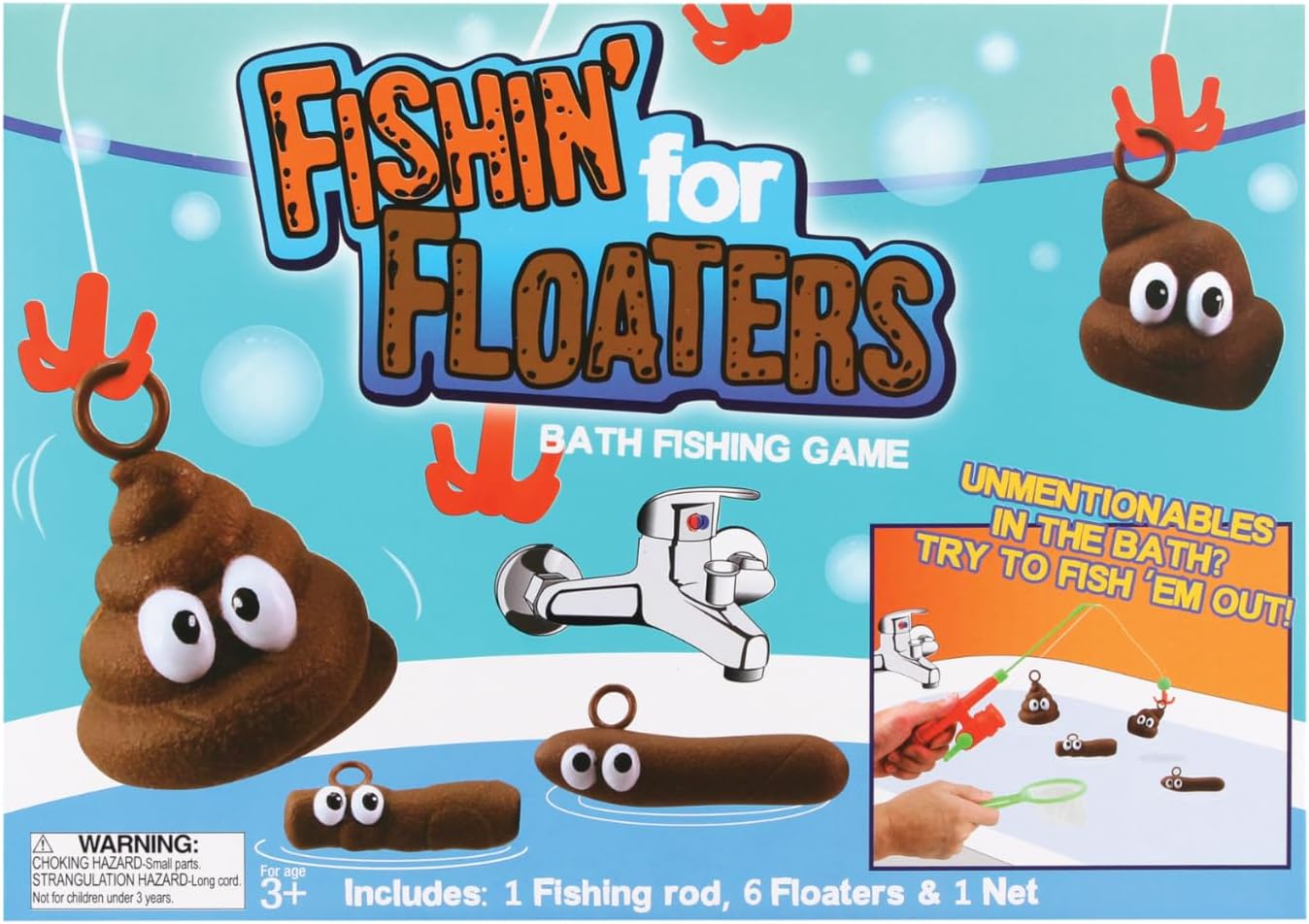 Amazon.com: Daron Worldwide Trading Floaters Fishing Game , Brown, 48 ...