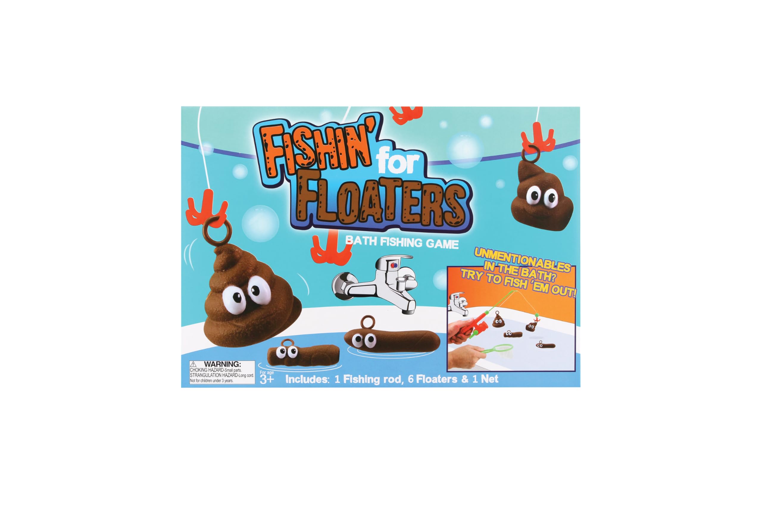 Amazon.com: Daron Worldwide Trading Floaters Fishing Game , Brown, 48 ...