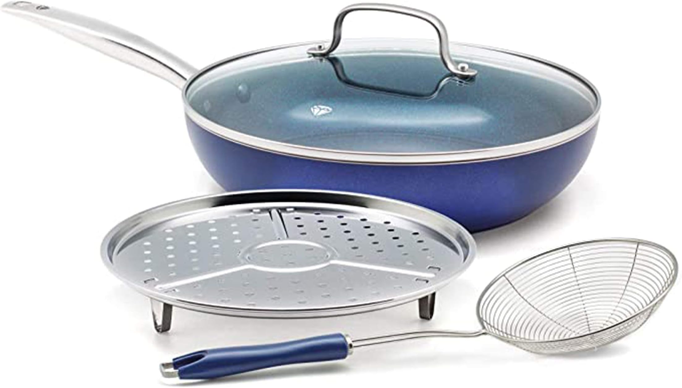 Amazon.com: Blue Diamond Cookware Diamond Infused Ceramic Nonstick 4 ...