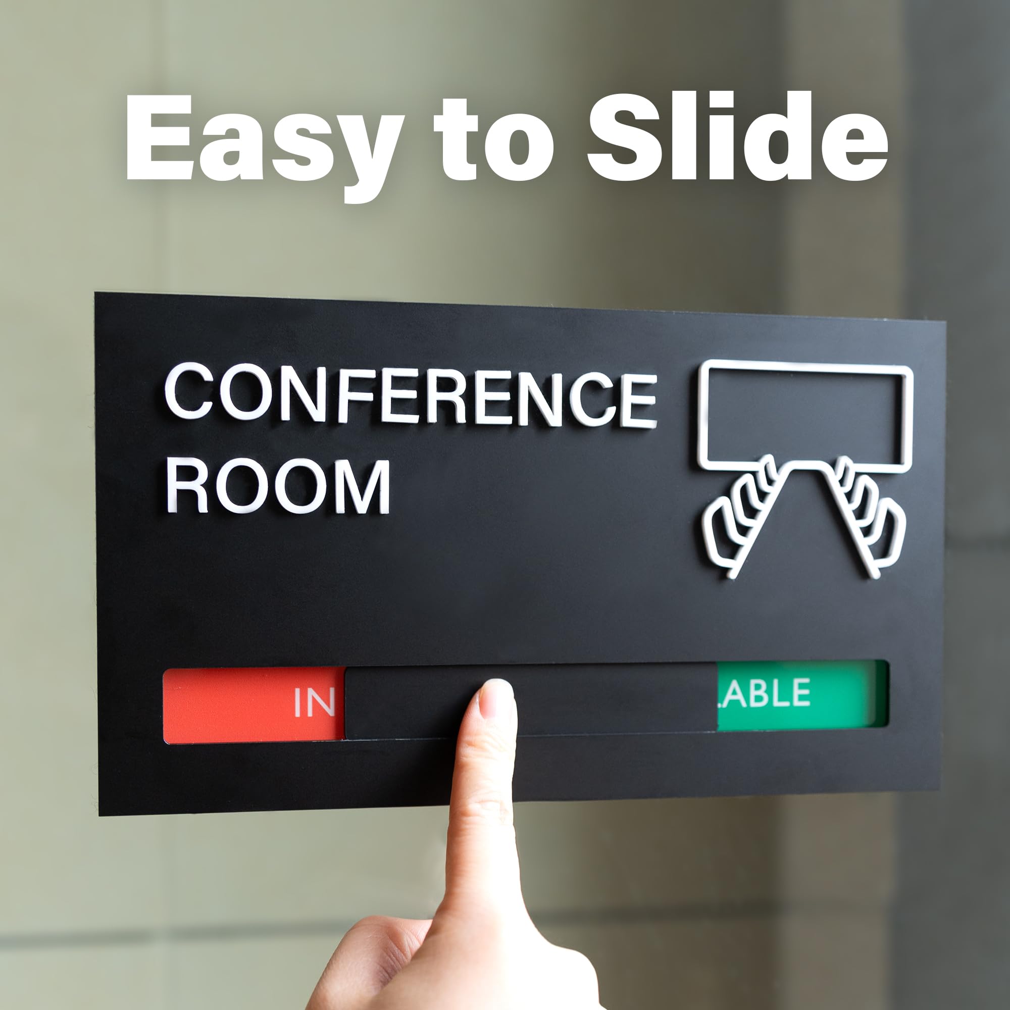 Snapklik.com : Office Door Signs For Conference Room, Meeting In ...