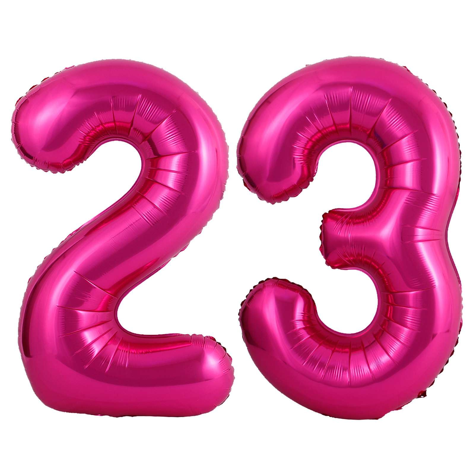 Amazon.com: Hot Pink 23 Number Balloons, 40 Inch Giant Number 23 ...