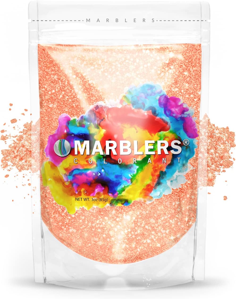 Amazon.com: MARBLERS Orange Mica Powder Colorant [Apricot Pearl] 3oz ...