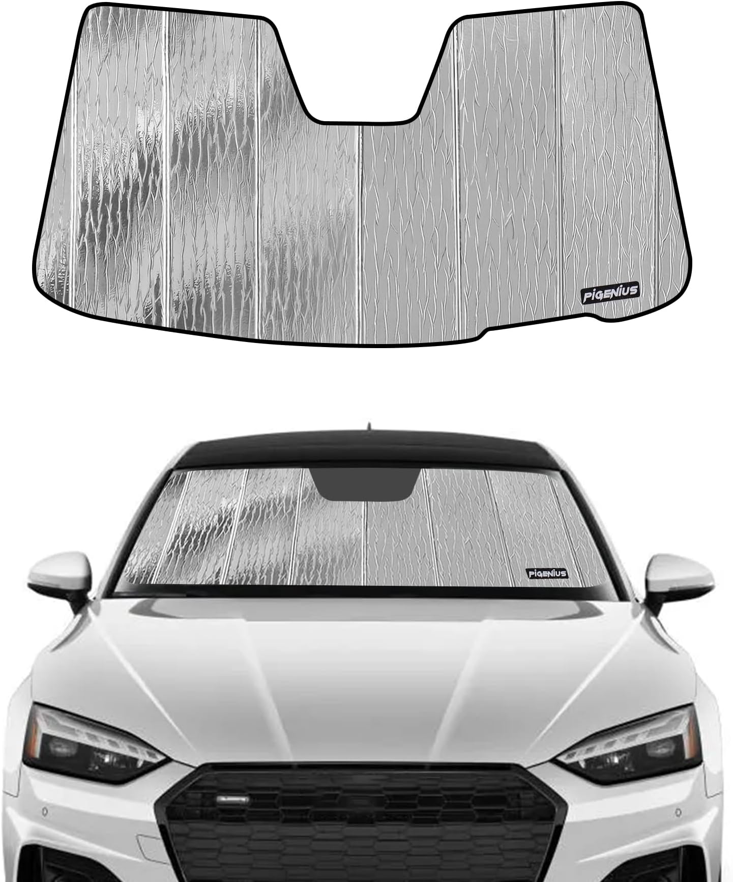 Amazon.com: Pigenius Windshield Sunshade for Audi 2018-2024 A5 Quattro ...