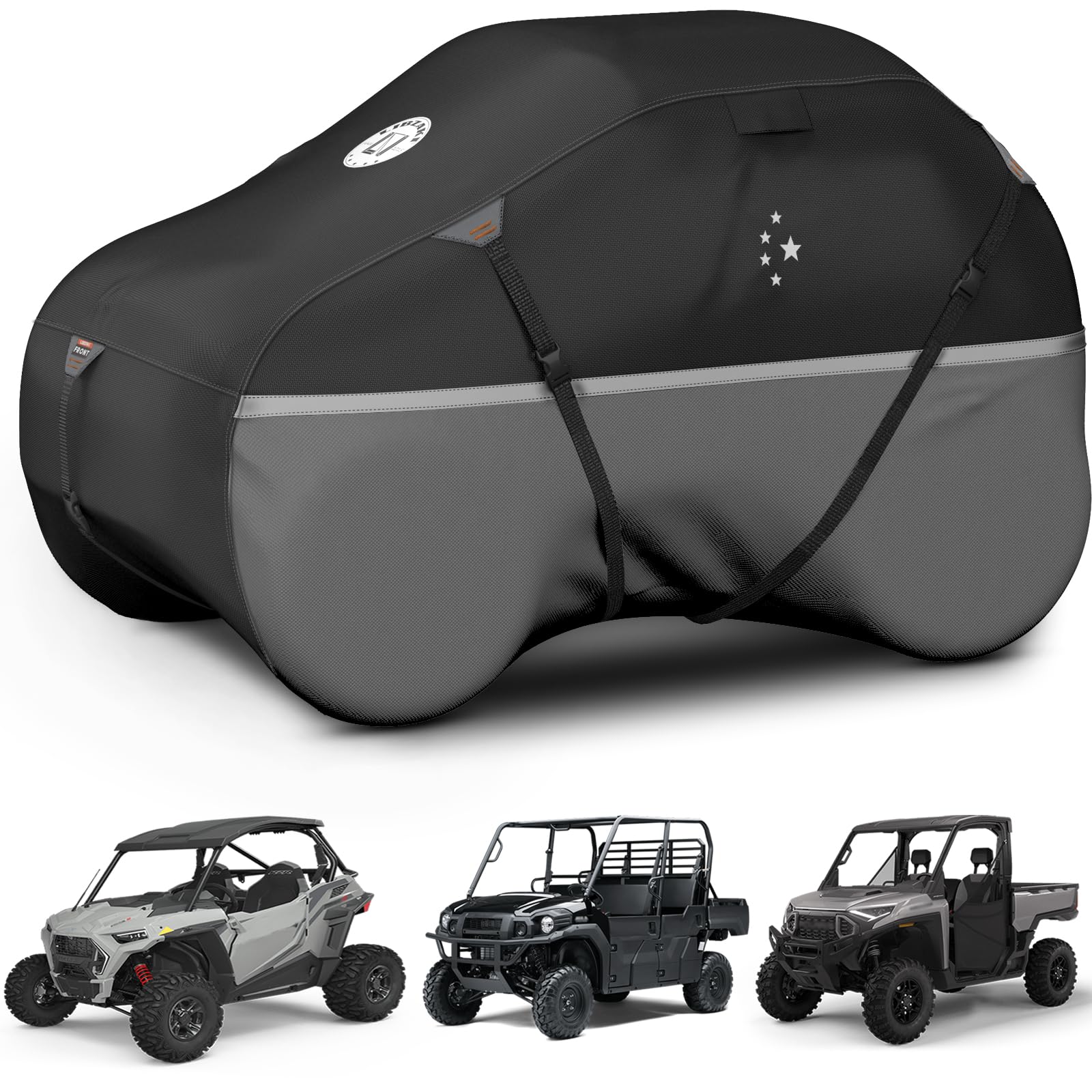 Amazon.com: LIBZAKI UTV Cover,420D Waterproof UTV Covers 2-3 Seater/4-6 ...
