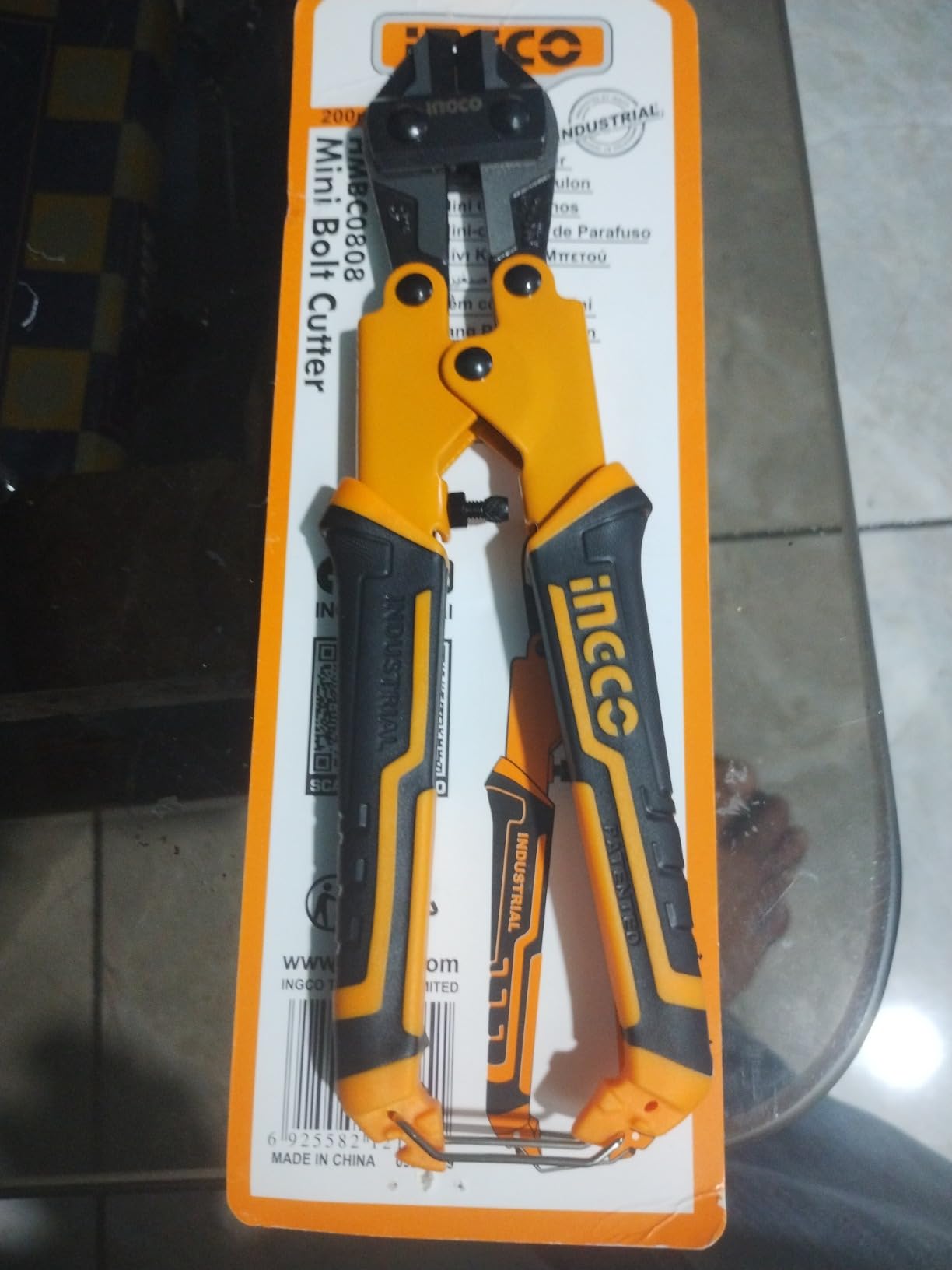 Ingco Mini Bolt Cutter, Small Bolt Cutter, Heavy Duty Wire Cable Cutter ...