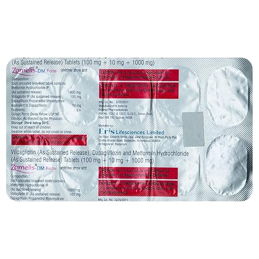 Zomelis-DM Forte - Strip of 10 Tablets : Amazon.in: Health & Personal Care