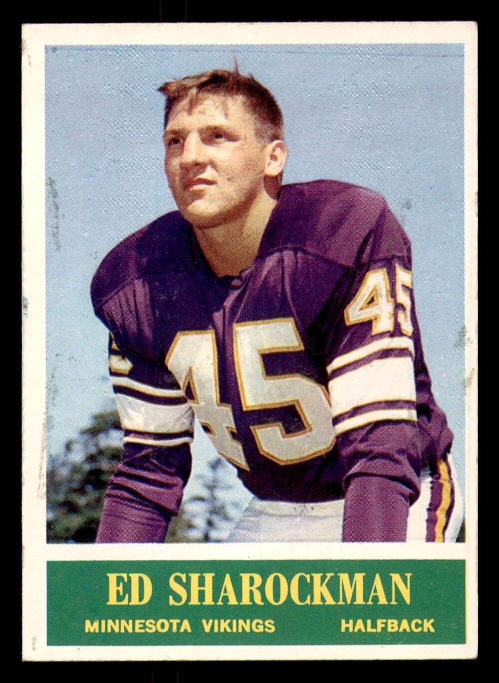 Amazon.com: Football NFL 1964 Philadelphia #108 Ed Sharockman Excellent ...