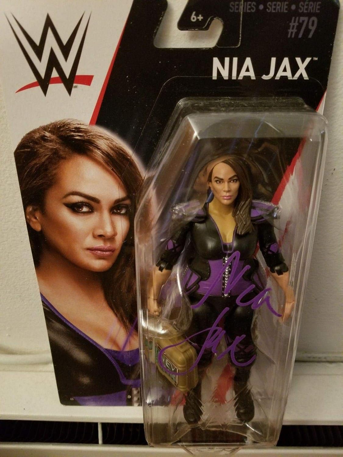 Nia Jax Wwe Diva Signed Autograph Mattel Figure - Autographed Wrestling ...