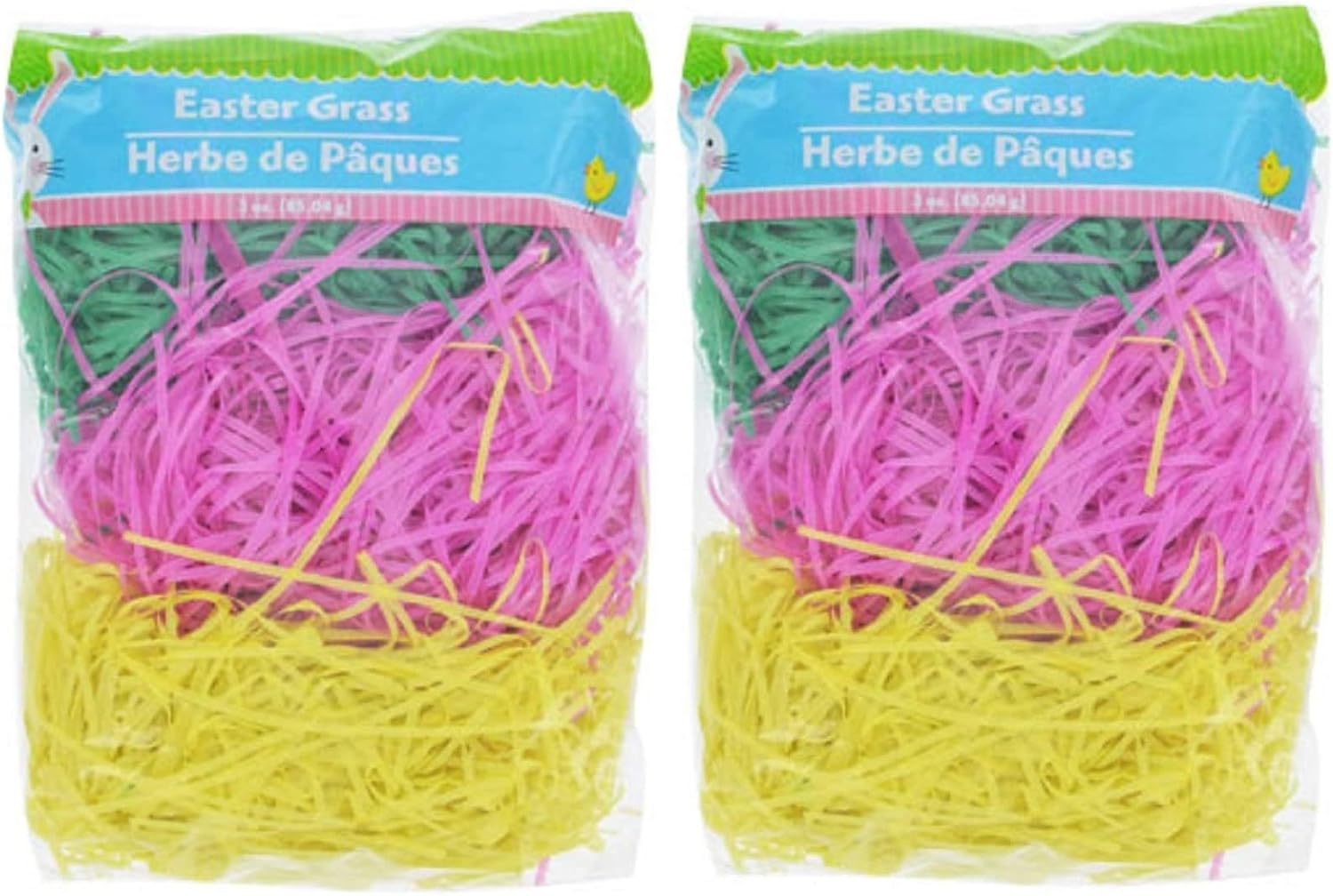 Amazon.com: Easter Grass Tricolor - 3 oz Bag (pack of 2)