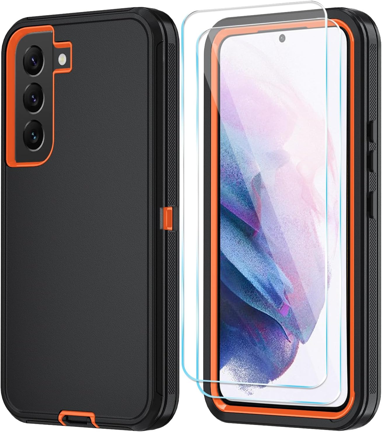 Amazon.com: ONOLA Phone Case for Samsung Galaxy S21 Case with HD Screen Protector, Heavy Duty ...